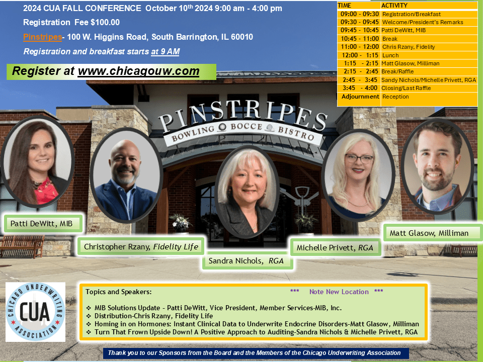 THE CHICAGO UNDERWRITING ASSOCIATION – chicagouw.com